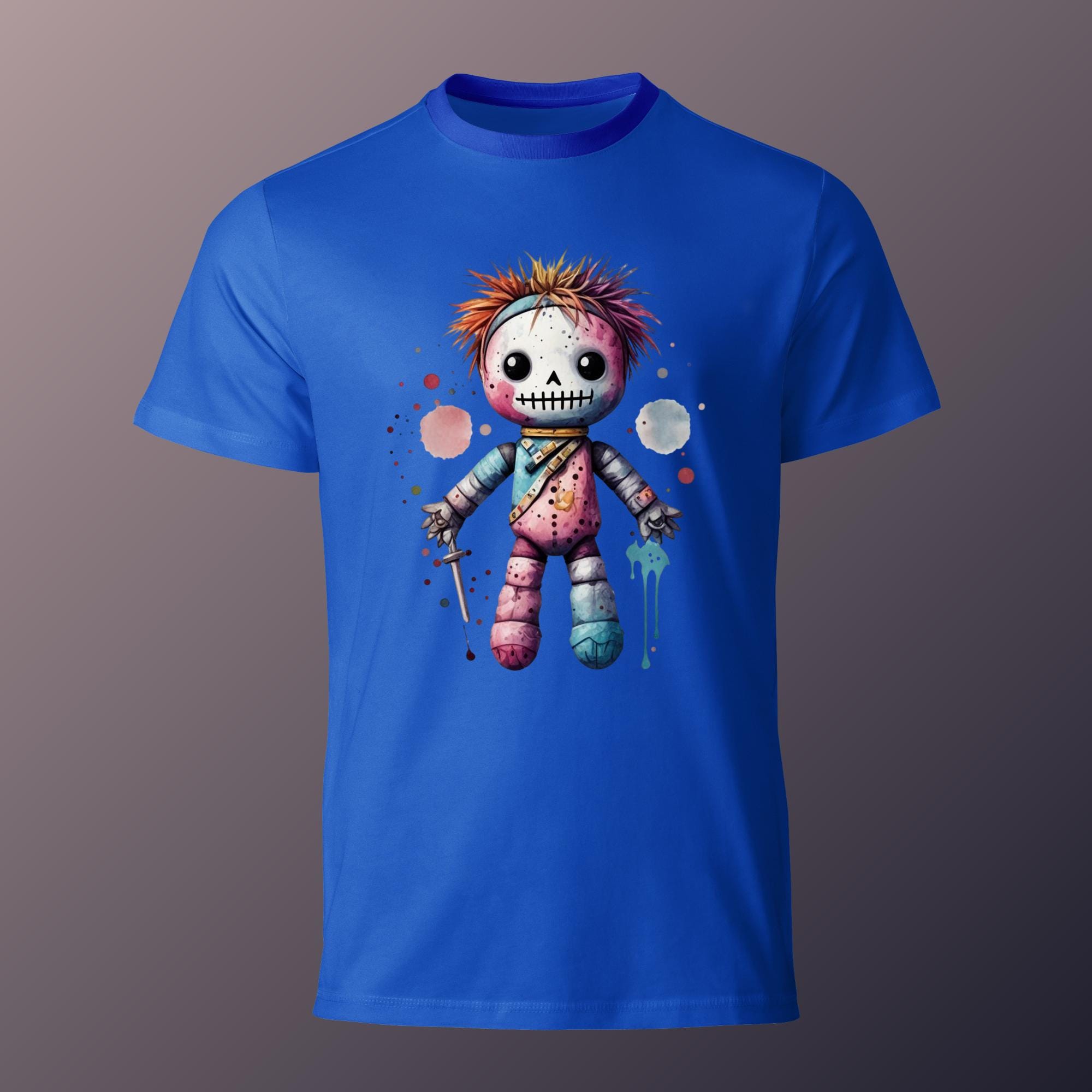 Voodoo Doll Clipart With Colorful Design for Instant Download for ...