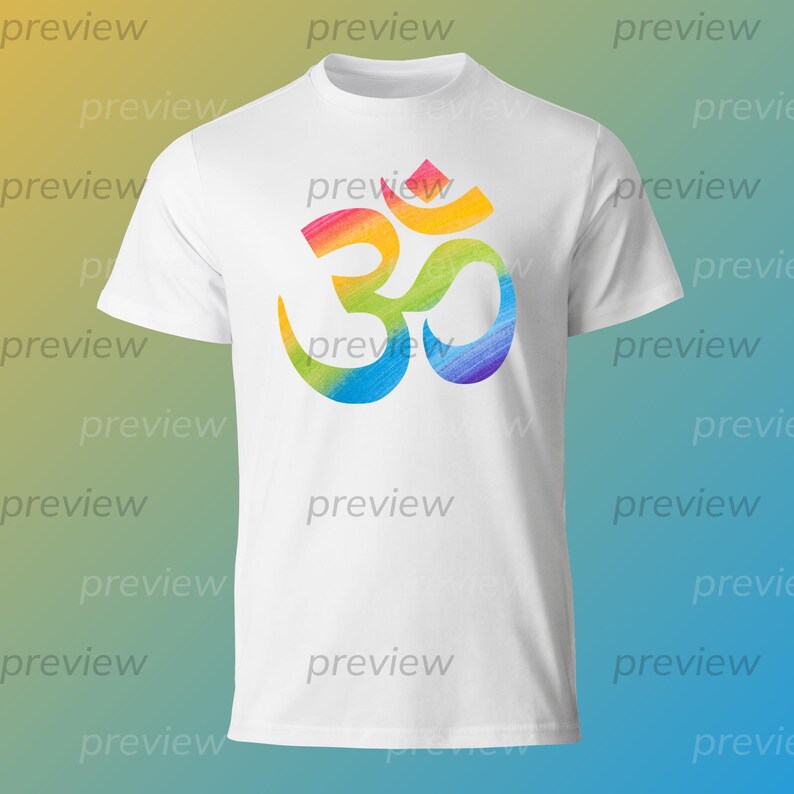 Colorful Om Clipart Instant Download Sublimation Design for Creative ...