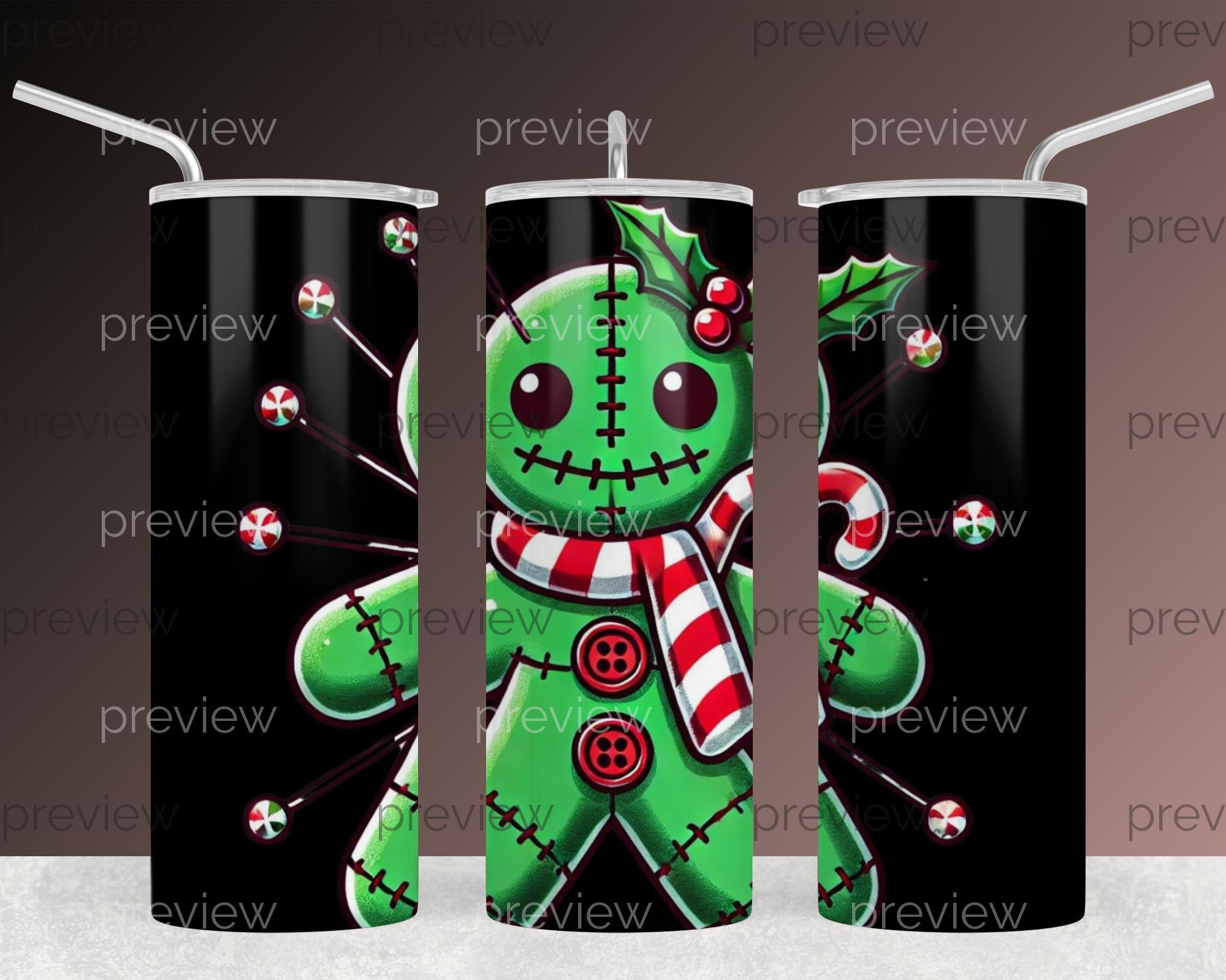 Whimsical Gingerbread Voodoo Doll Man Clipart for Holiday Cheer - Print ...