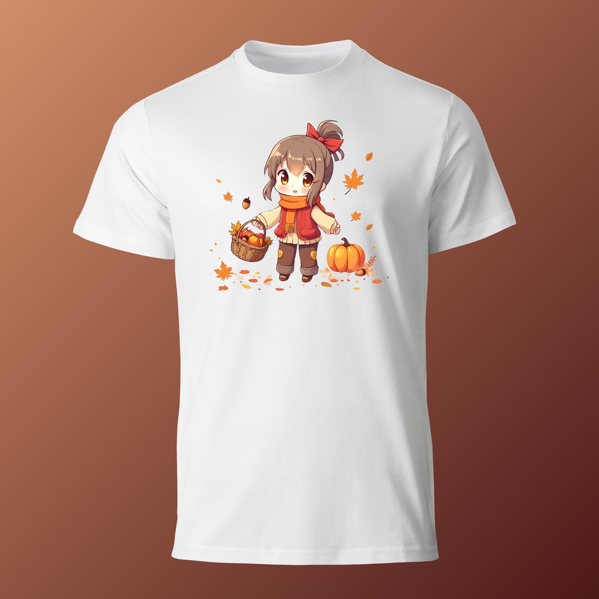 Charming Fall Chibi Clipart Set – Autumn Sublimation Designs (digital ...