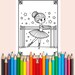 Instant Download ballerina Coloring Printable Pdf coloring Book Pages ...