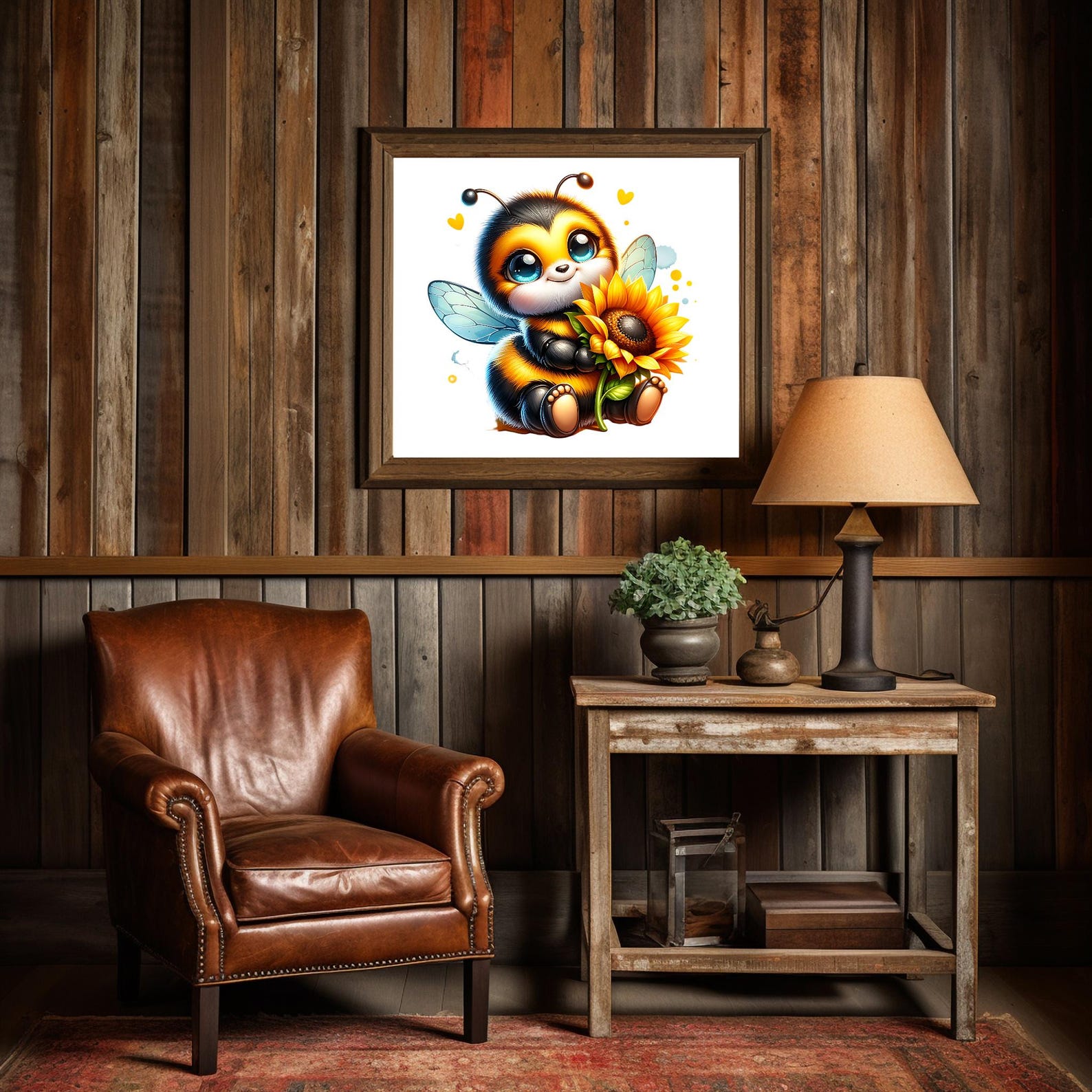 Cute Bumble Bees Clipart Bundle, Watercolor Honey Bee PNG (digital ...
