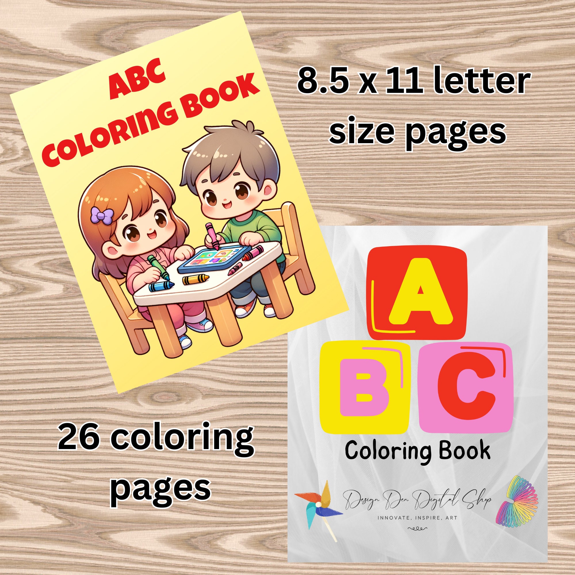 Abc Coloring Book Printable Alphabet Coloring Printable Diy Alphabet ...