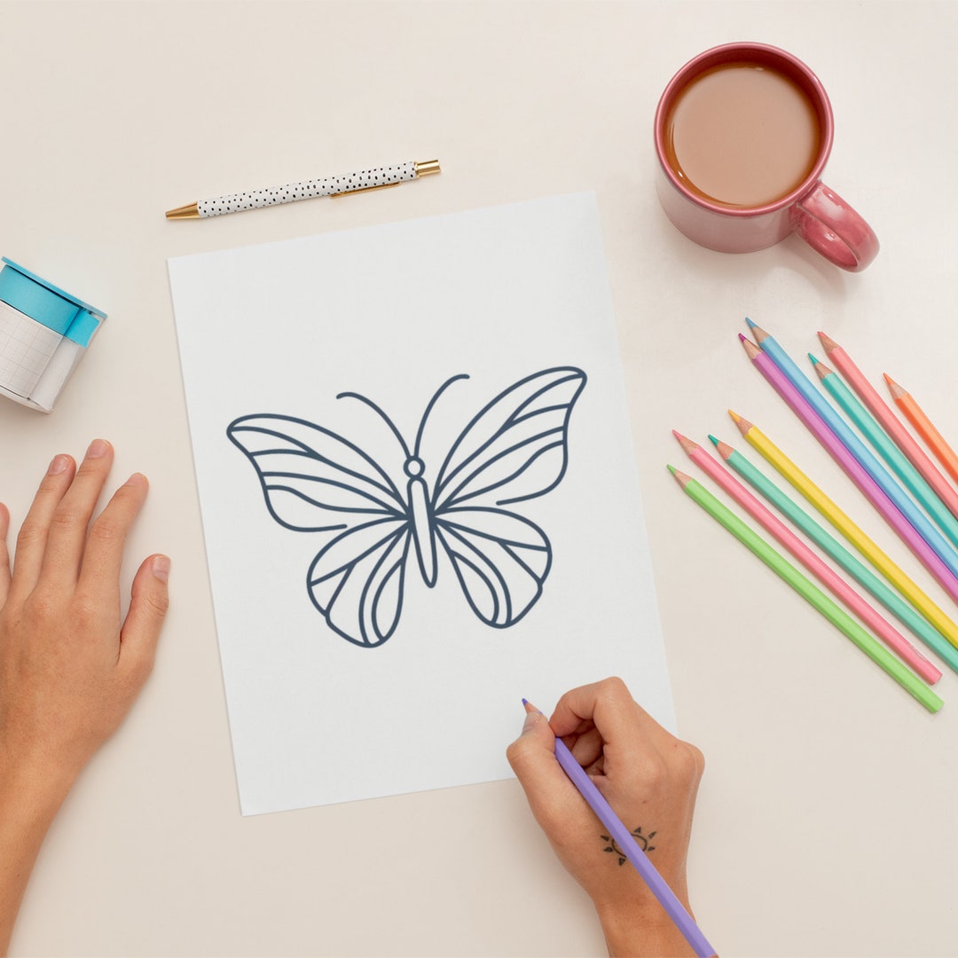 Minimalist Adult Coloring Pages Adult Coloring Book Minimalist Coloring ...