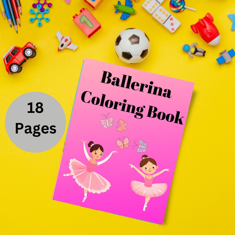Instant Download ballerina Coloring Printable Pdf coloring Book Pages ...