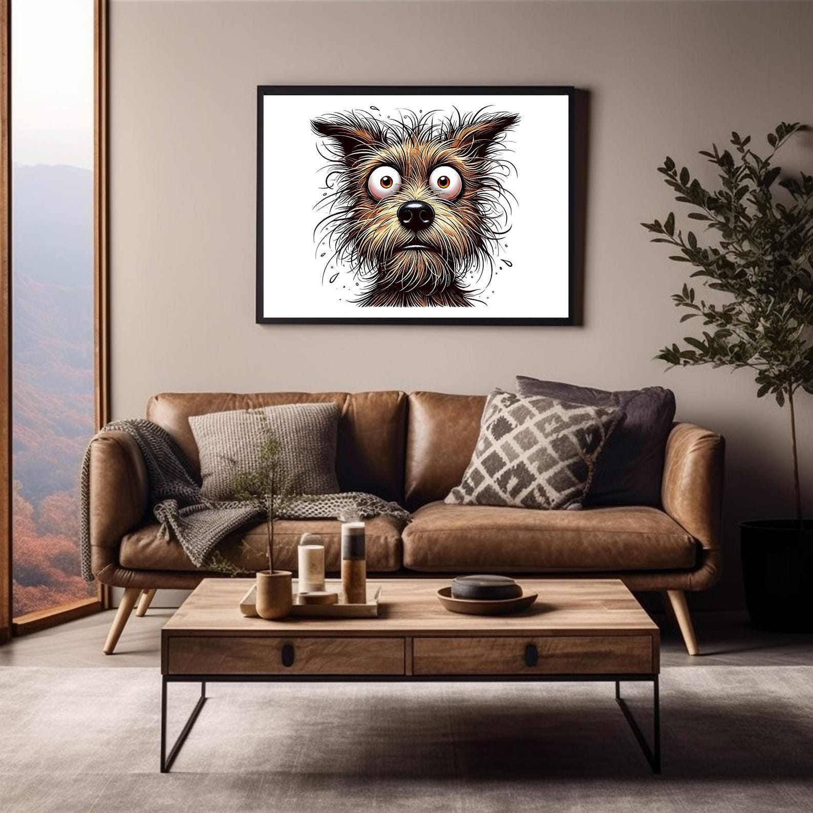 Frazzled Dog PNG | Cute Clipart, Funny Digital Art for Crafting ...