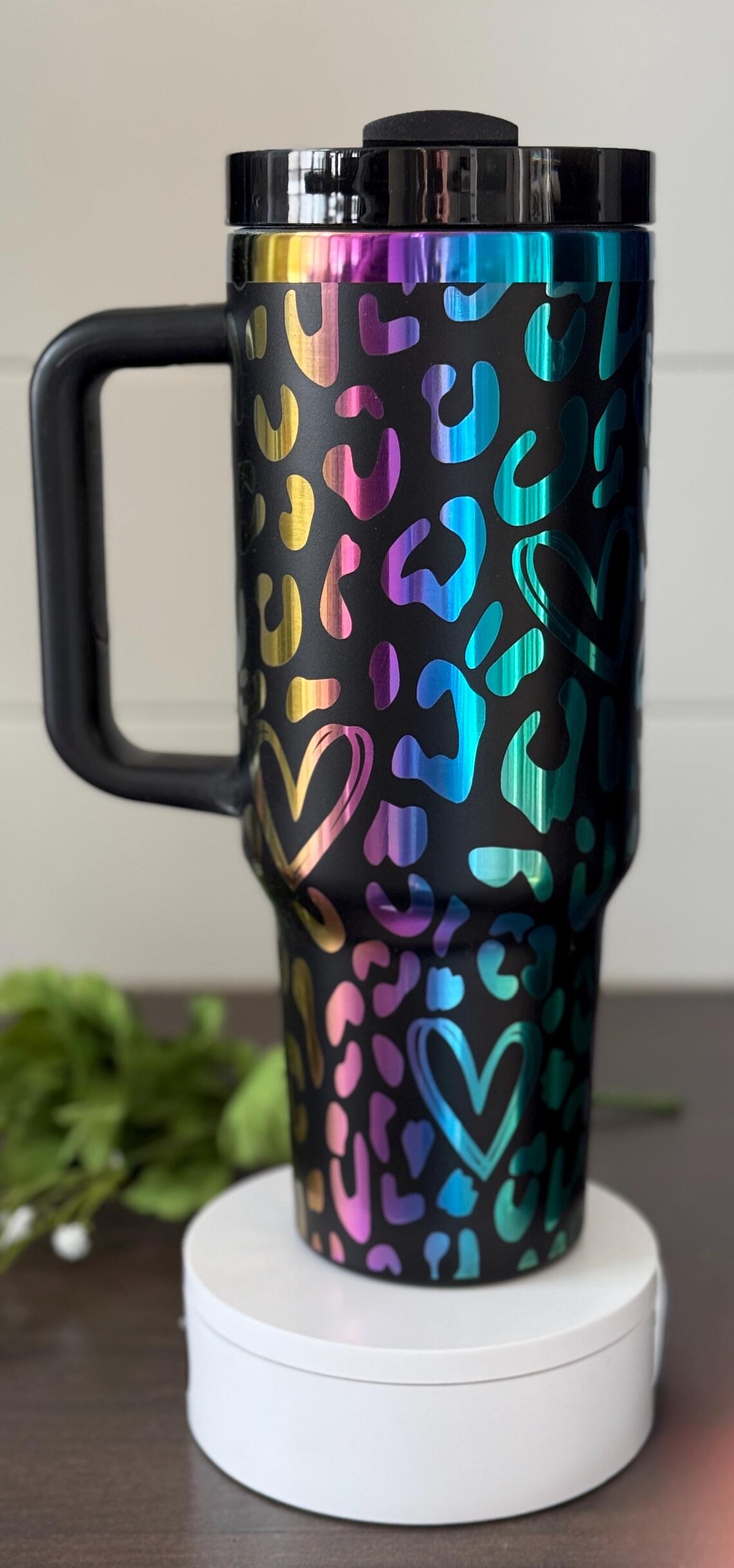 40 Oz Cheetah Tumbler/mug - Etsy