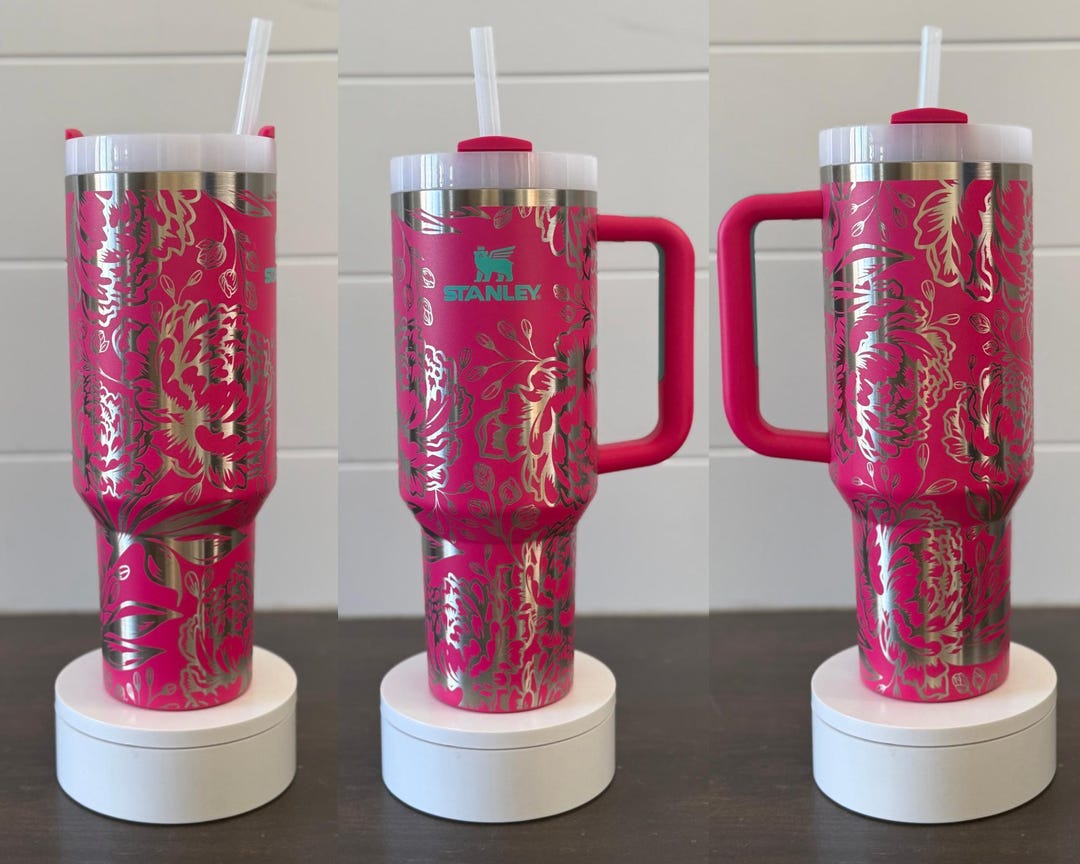 40 Oz Peony Stanley -passion Pink Color - Etsy