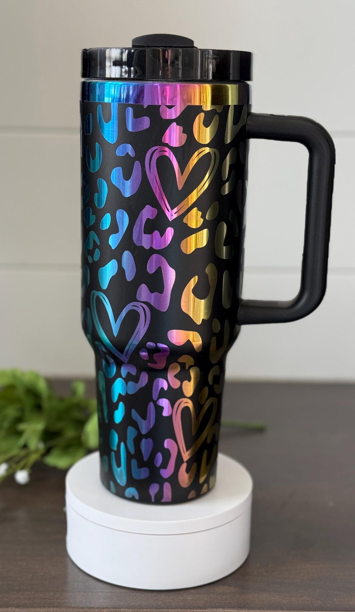 40 Oz Cheetah Tumbler/mug - Etsy