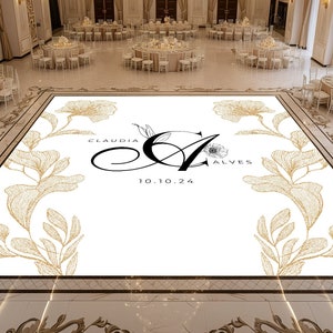 Custom Vinyl Dance Floor | Wedding Dance Floor Wrap | Premium Dance ...