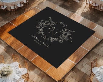 Custom Dance Floor | Vinyl Dance Floor Decal | Wedding Dance Floor ...
