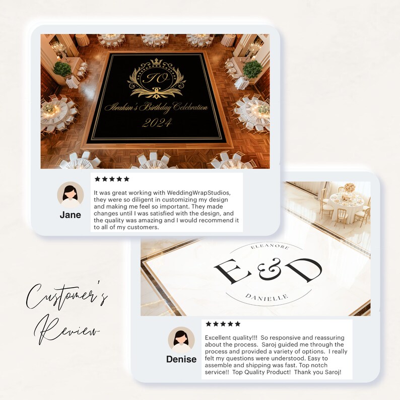 Wedding Dance Floor Wrap | Custom Names Floor Decal | Reception Dance ...