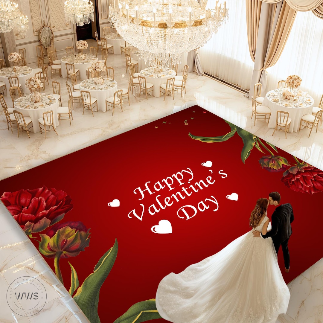 Romantic Dance Floor | Valentines Dance Floor | Event Floor Wrap ...