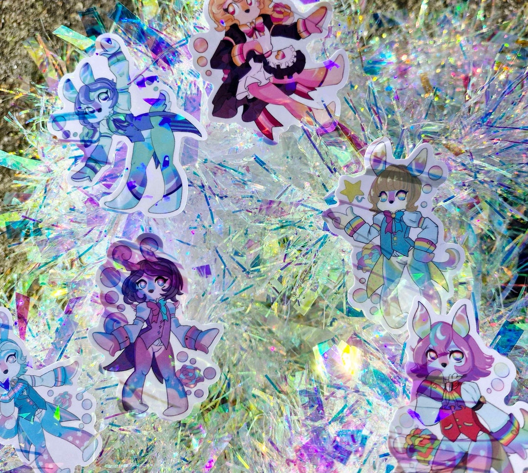 Pride Melusine Holographic Vinyl Sticker - Genshin Impact Design - Etsy