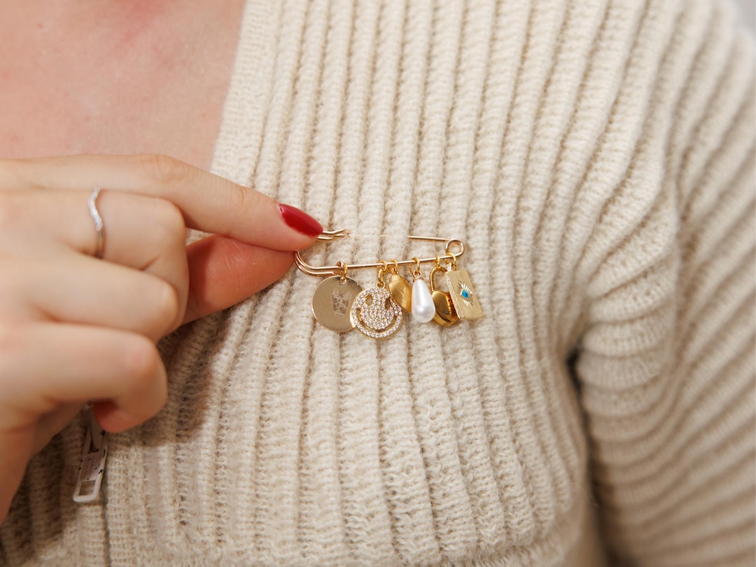 Custom Charm Brooch Charm Pins for Wedding Purse Charm Pin Backpack ...