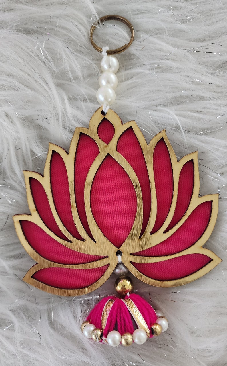 Lotus Hanging Pair: Diwali Decoration, Indian Wedding Decor - Etsy