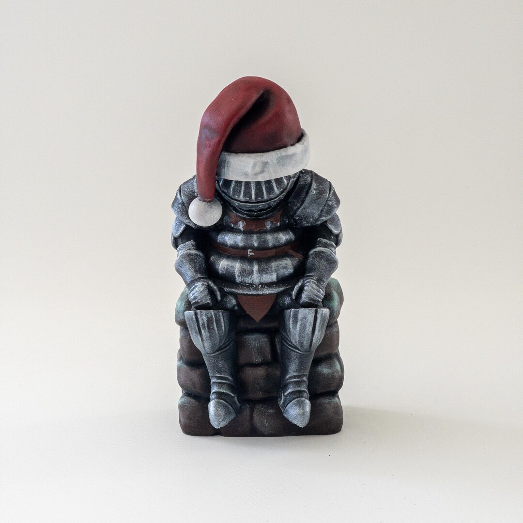 Premium Large Free-sitting Onion Knight Statue,siegmeyer of Catarina ...