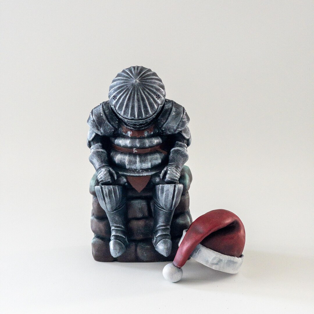 Premium Large Free-sitting Onion Knight Statue,siegmeyer of Catarina ...