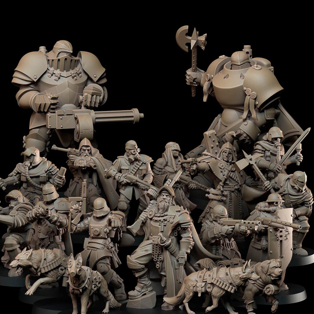 Sanctified Legion | Grimdark Trench Warfare Miniatures | Ashen Armies ...