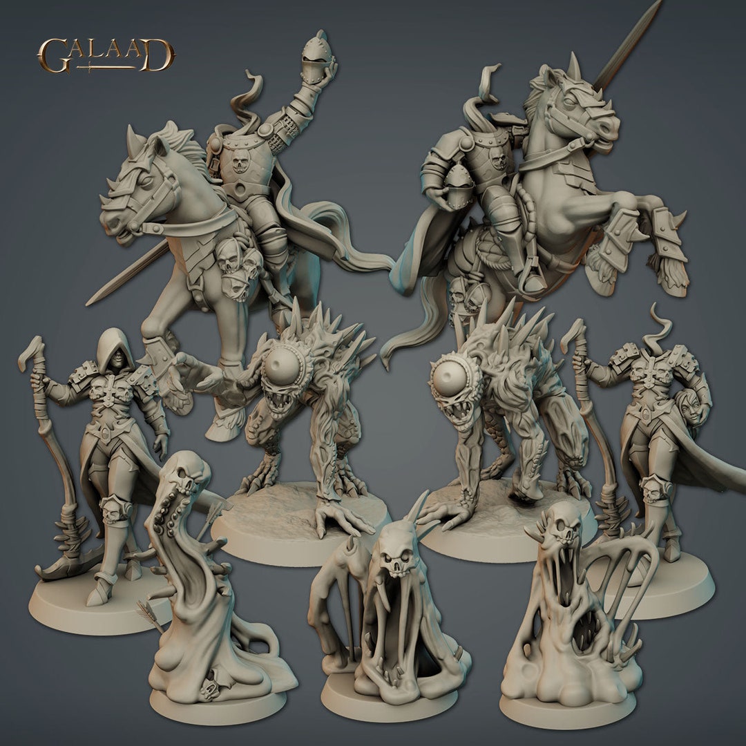Dungeon Monsters Miniatures (full Set) | Fantasy Miniature | Galaad ...