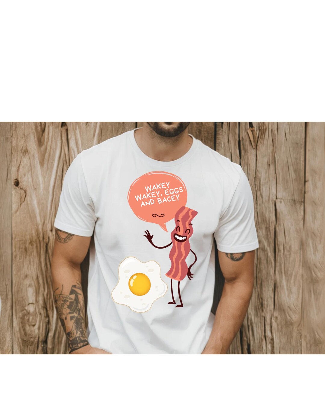 Funny Breakfast, Eggs and Bacon. Silly Saying, Eggs and Bacey. - Etsy