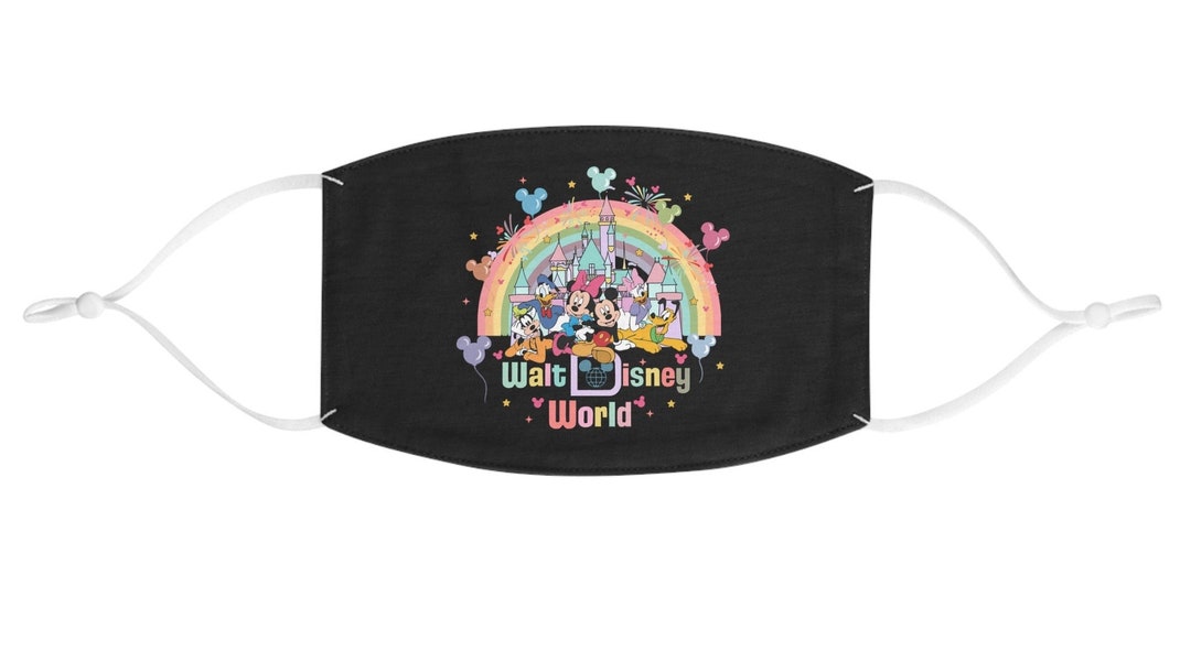 Disney Face Mask, Walt Disney World Face Mask With Characters and ...