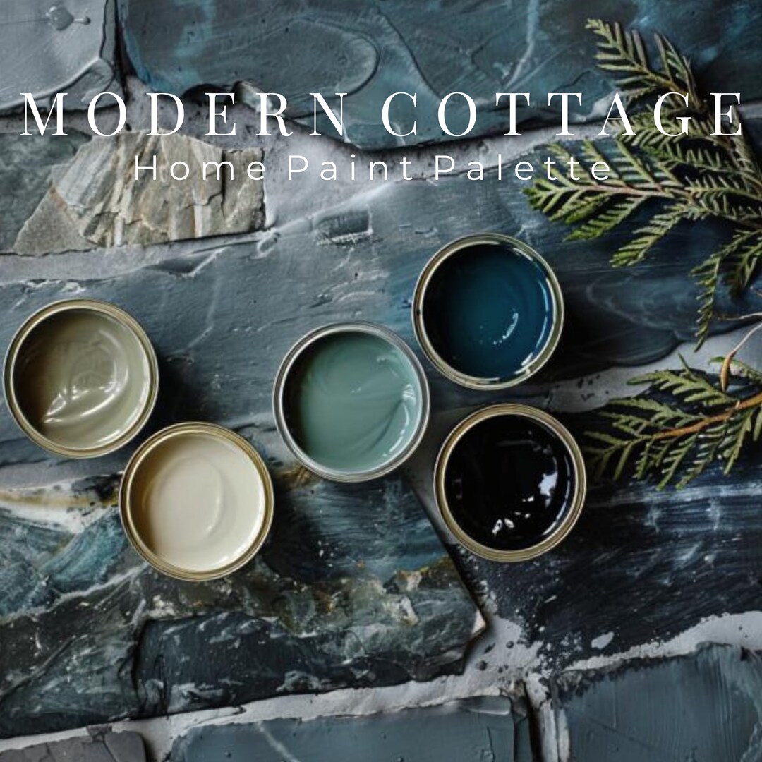 Modern Cottage Sherwin-williams Color Palette Guide digital Download ...