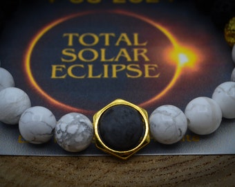 Solar Eclipse Bracelet, Solar Eclipse, Sun Eclipse, Sun Bracelet, Solar ...