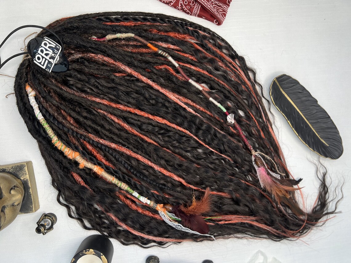 Curly Dreads Dreadlocks Braids Boho Synthetic Hair Extensions Natural ...