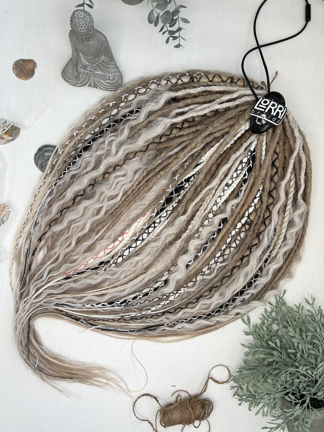 Boho Dreadlocks Braids, Soft Dreads / Scandinavian / Synthetic ...