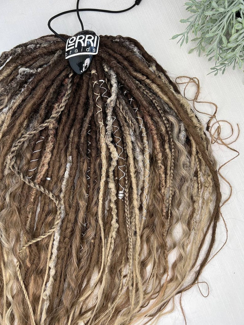 Dread Extension, Dreadlocks, Curls and Braids Set, DE / Synthetic ...