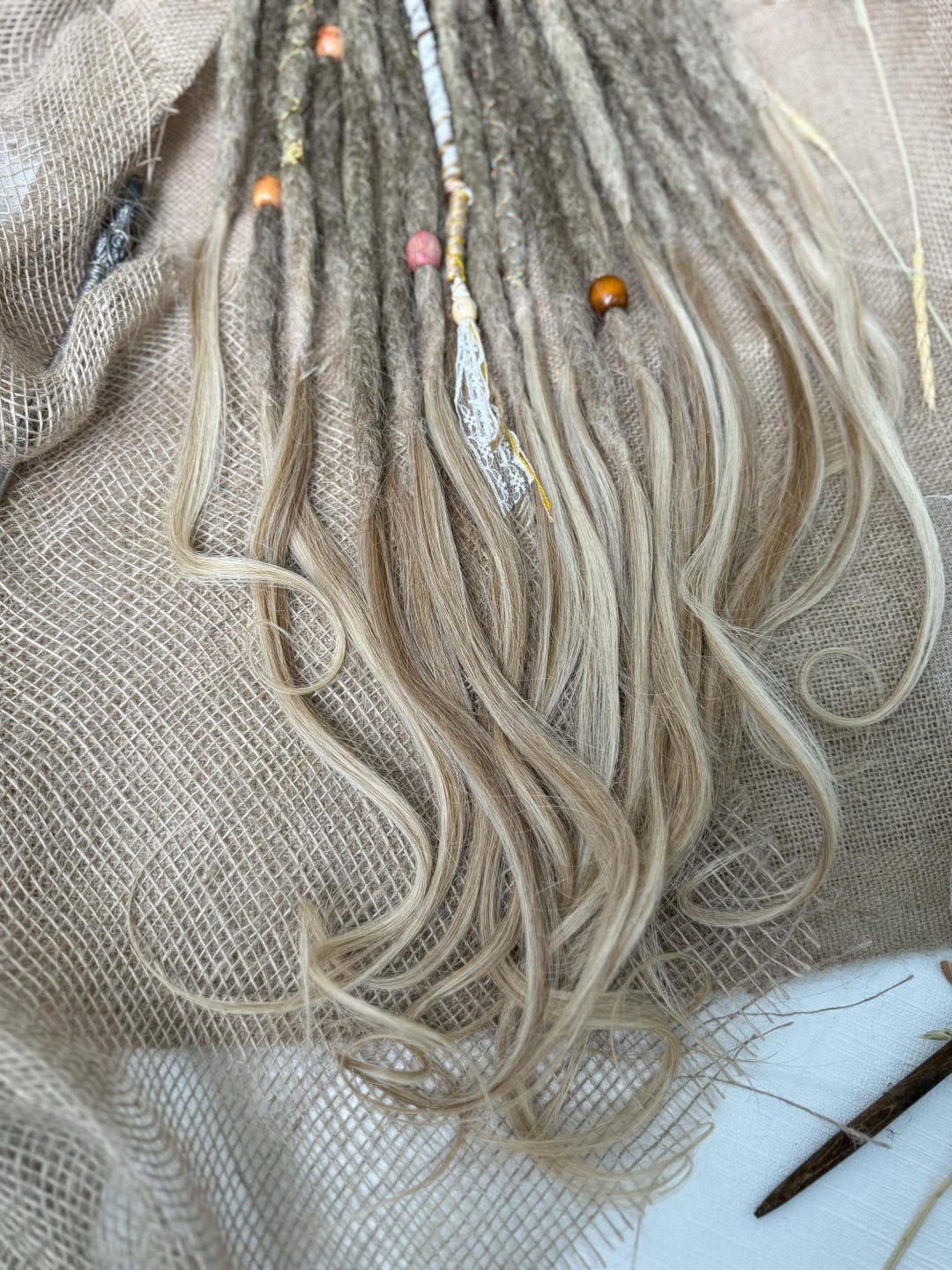 Natural Hair Synthetic Dreads Mini Set 20 SE Dreadlocks Soft Textured ...