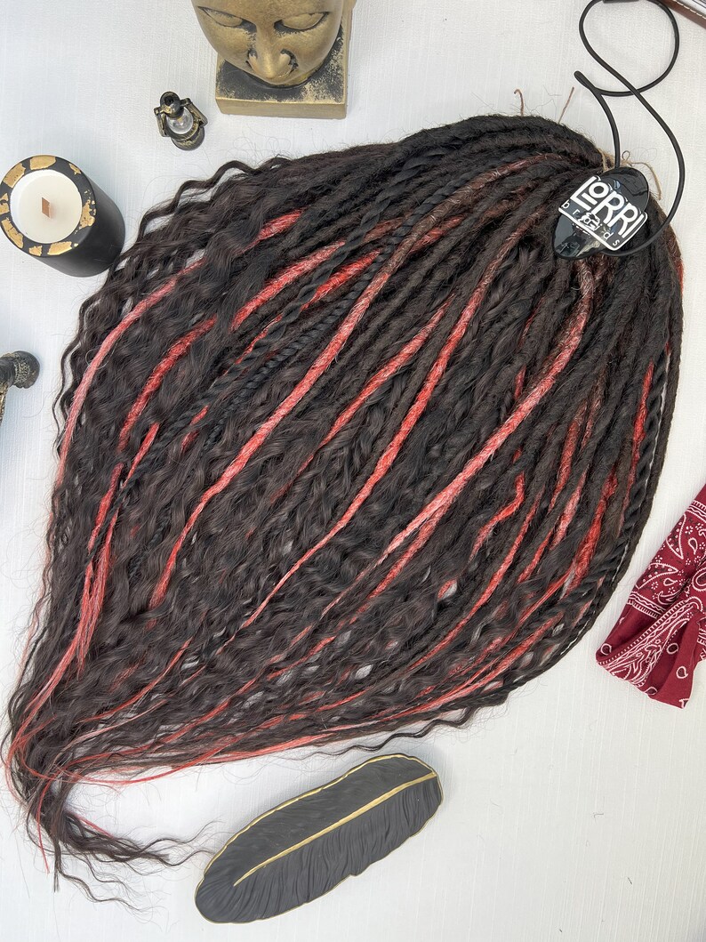 Curly Dreads Dreadlocks Braids Boho Synthetic Hair Extensions Natural ...