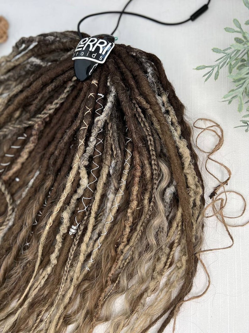 Dread Extension, Dreadlocks, Curls and Braids Set, DE / Synthetic ...