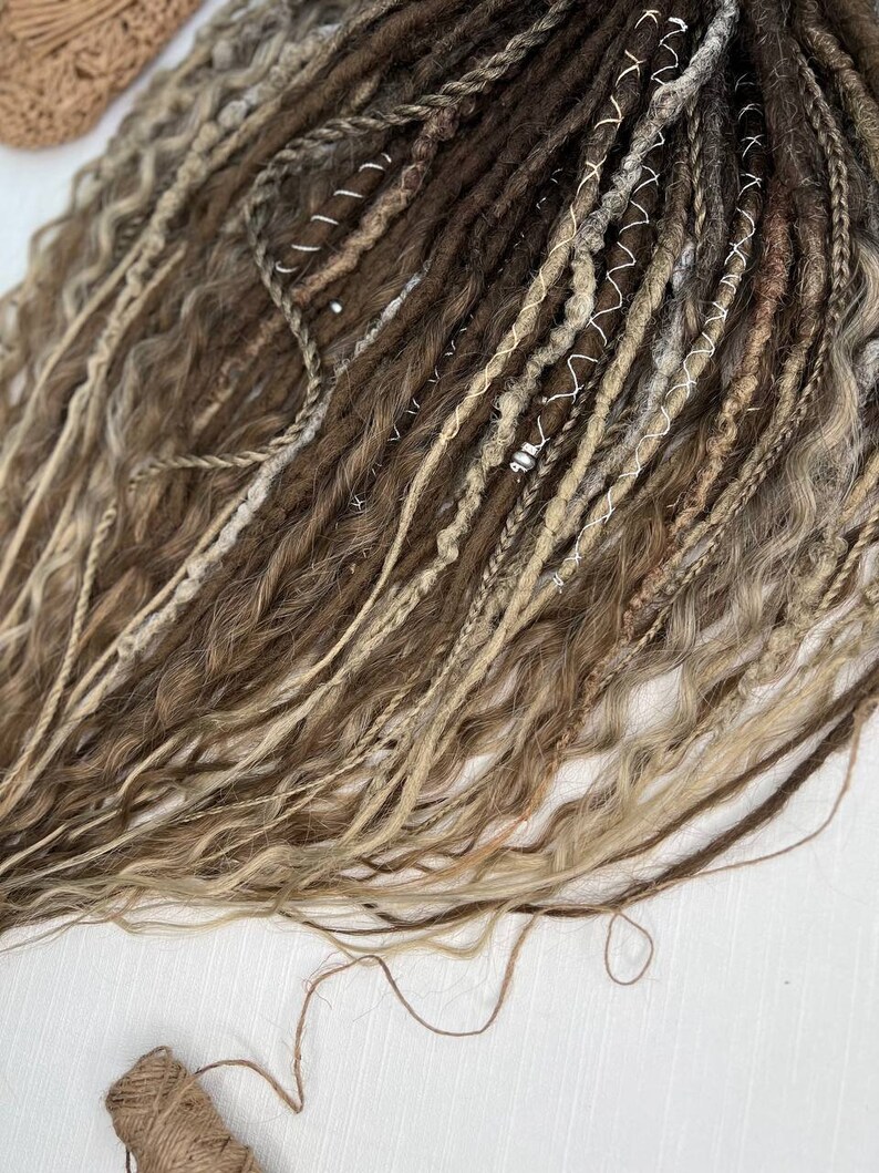 Dread Extension, Dreadlocks, Curls and Braids Set, DE / Synthetic ...