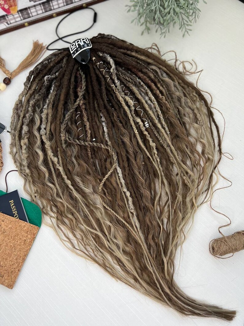 Dread Extension, Dreadlocks, Curls and Braids Set, DE / Synthetic ...