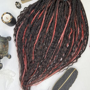 Curly Dreads Dreadlocks Braids Boho Synthetic Hair Extensions Natural ...