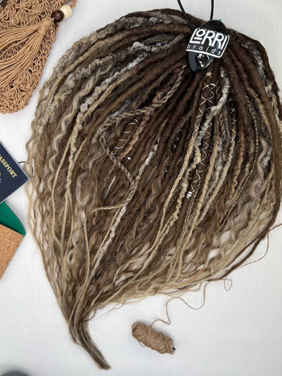 Dread Extension, Dreadlocks, Curls and Braids Set, DE / Synthetic ...