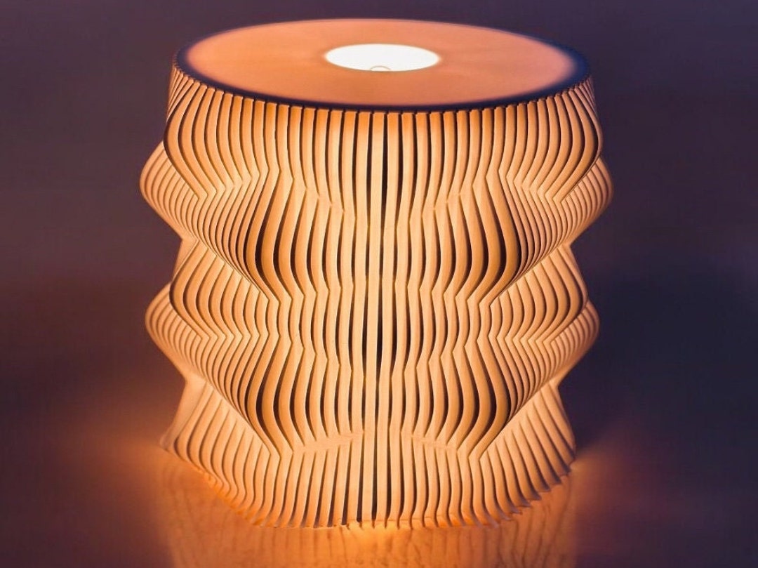 Sci-fi Wasabi Custom Table Lamp With Dimming Warm Edison Bulb Modlamp ...