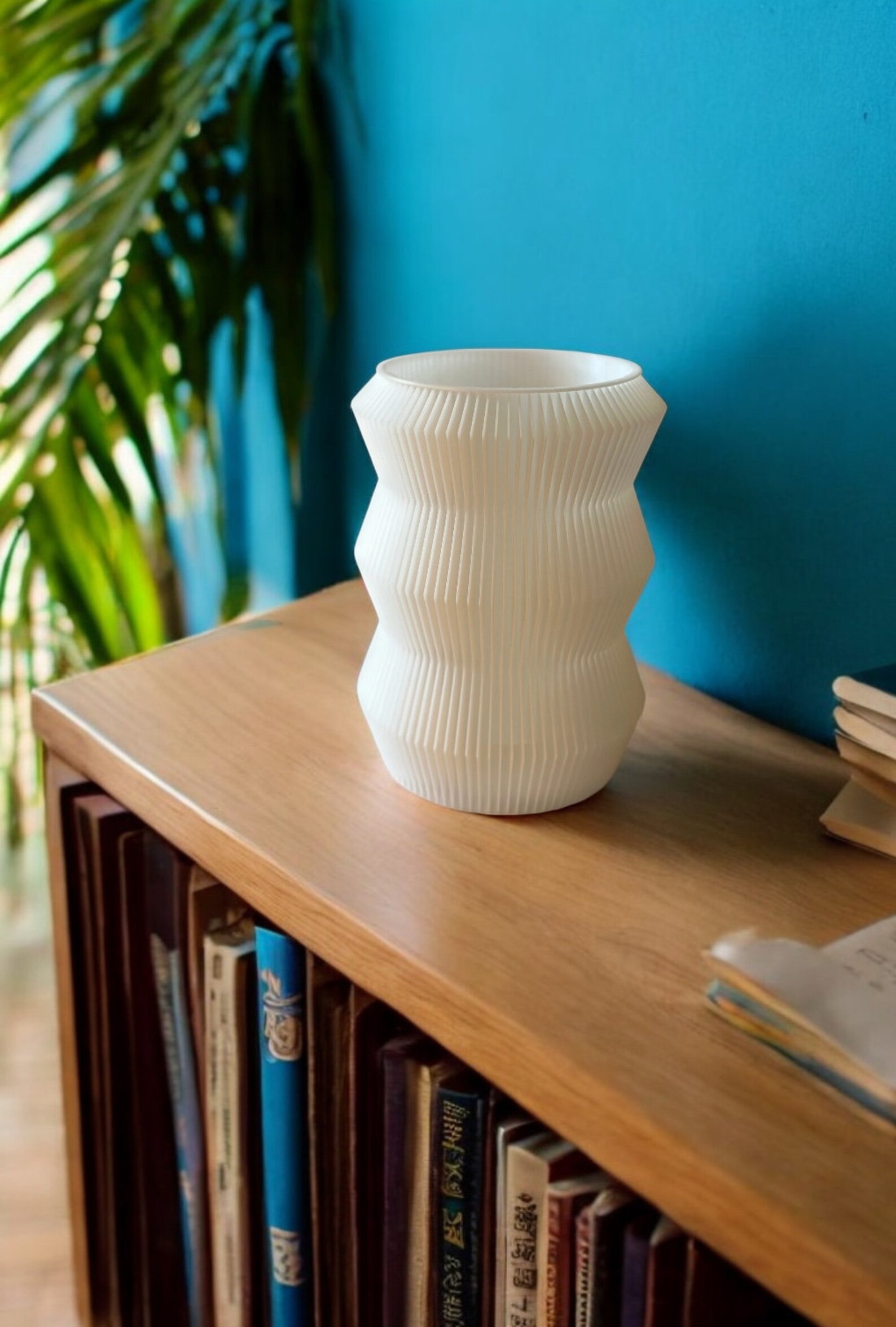 Modlamp Fins With Dimmable Warm Edison Bulb, Table Lamp, Desk Lamp or ...