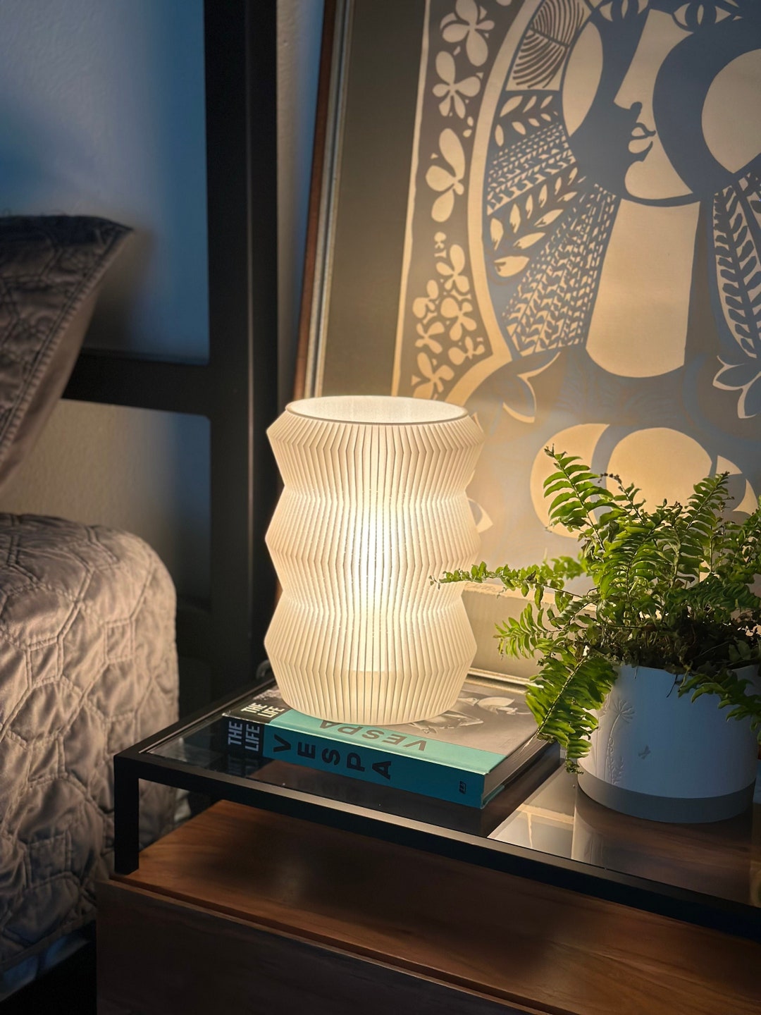 Modlamp Ollie With Dimmable Warm Edison Bulb, Table Lamp, Desk Lamp or ...