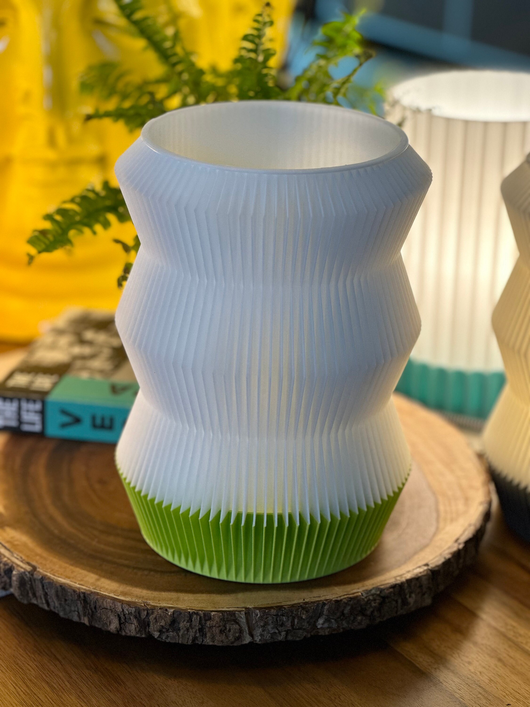 Modlamp Fins With Dimmable Warm Edison Bulb, Table Lamp, Desk Lamp or ...