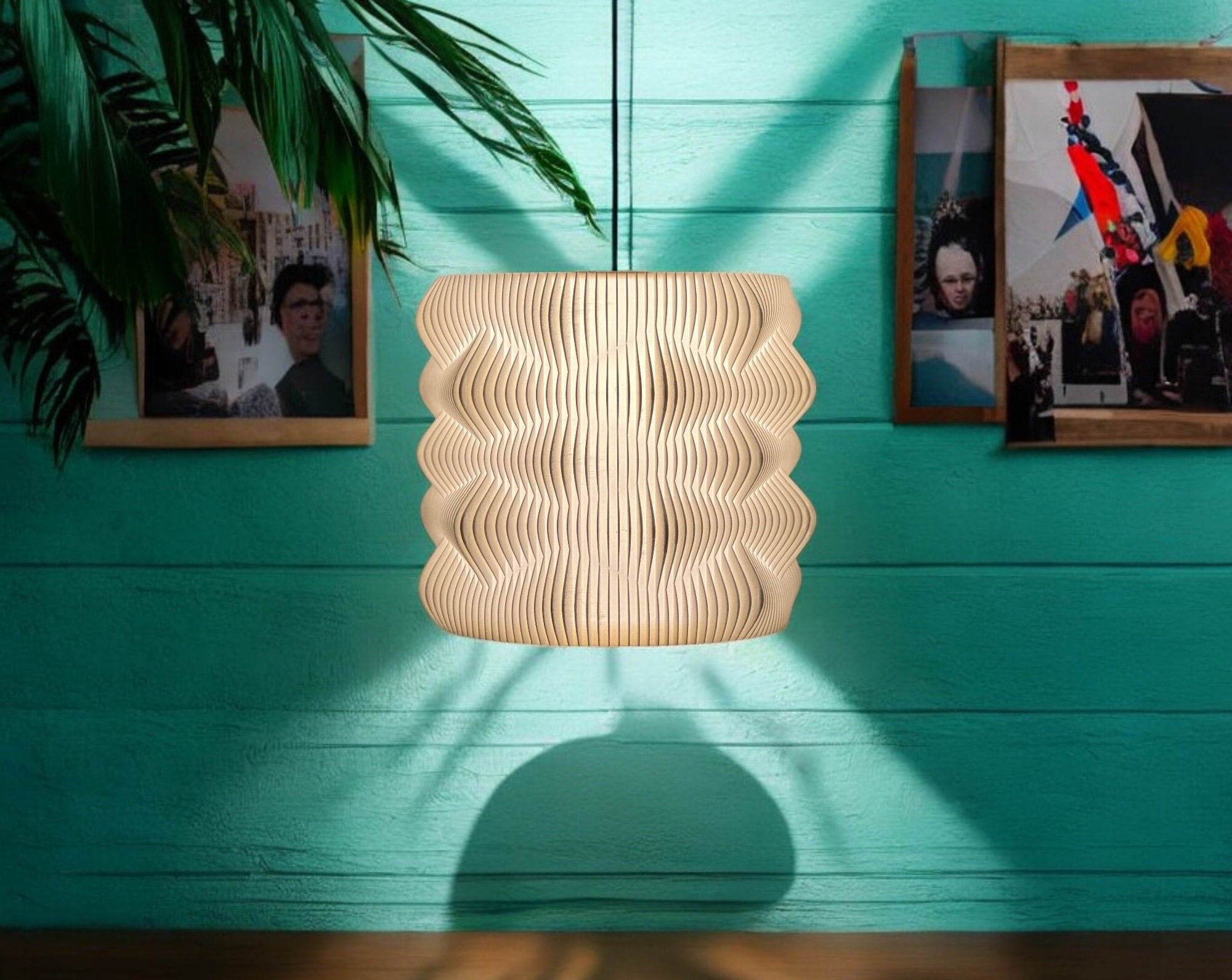 Wasabi Chandelier Lamp Pendant 3D Printed Pendant Light, E26 Edison ...
