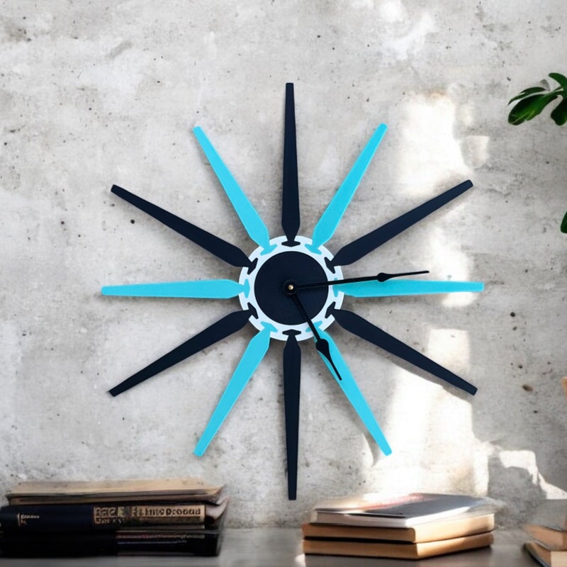 Starburst Clock - Etsy