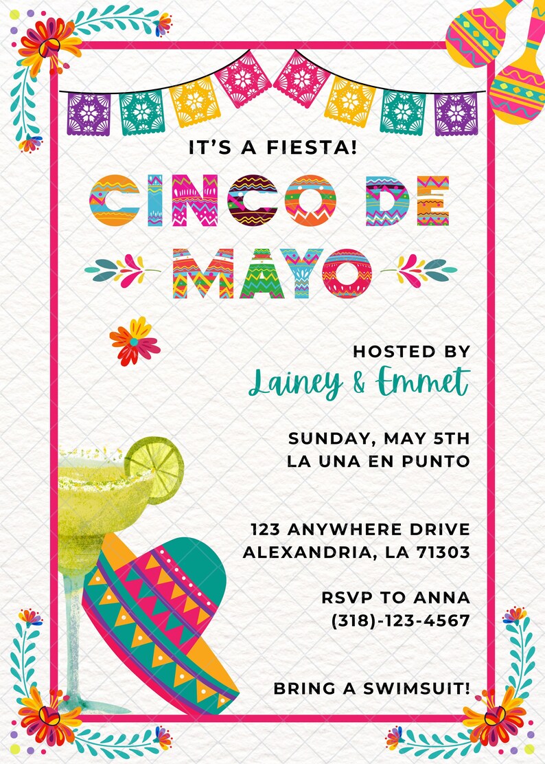 Cinco De Mayo Party Invitation - Etsy