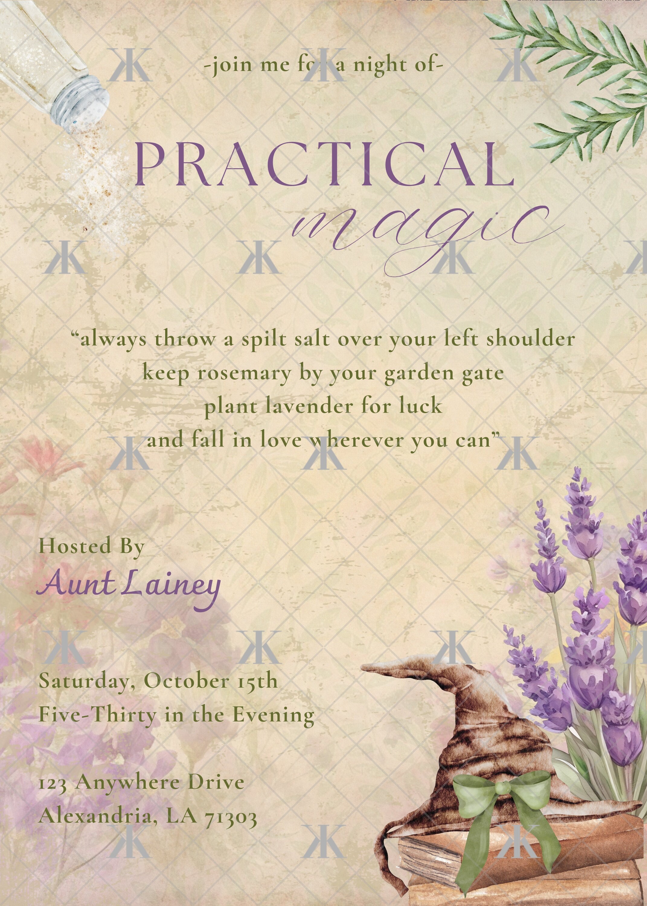 Practical Magic Holiday Party Invitation - Etsy