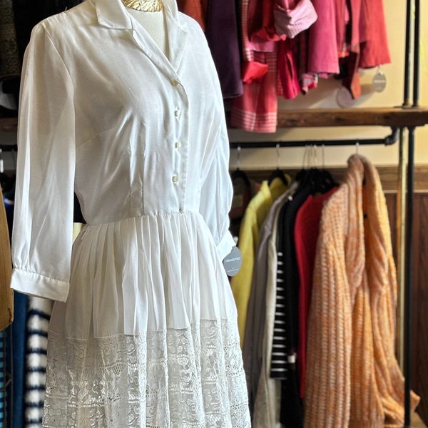 Button Front Dress - Etsy