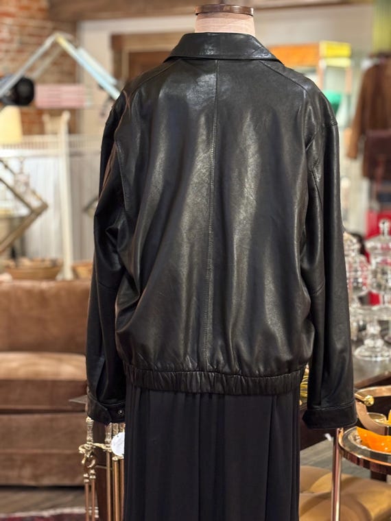 XL Andrew Marc Buttery black leather jacket - Gem