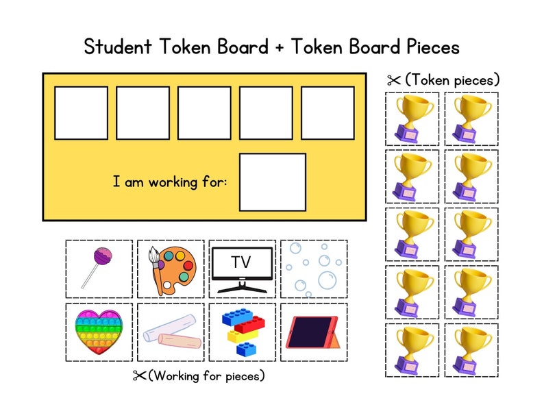 Reward Chart | Behavior Chart | Visual Aid | Early Intervention | Home ...