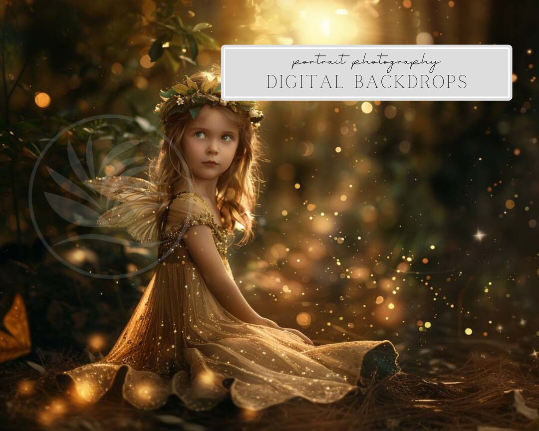 Children's Portrait Digital Background, Fine Art Portrait Photography ...